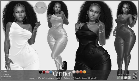 Second Life Marketplace - Dark Angel : Carmen Set - Demo [Legacy/Perky - Maitreya - Lara X ...